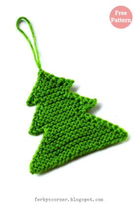 6 Christmas Tree Ornament Free Knitting Patterns