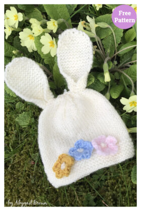 10+ Bunny Baby Hat Free Knitting Pattern - Page 3 of 3