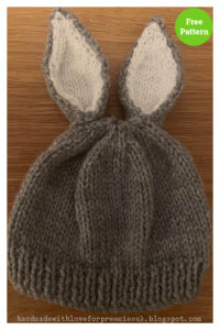 10+ Bunny Baby Hat Free Knitting Pattern - Page 2 of 3