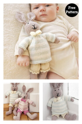 Bunny Rabbit Free Knitting Pattern