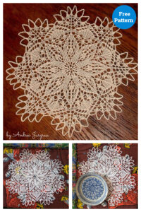 Flower Doily Free Knitting Pattern