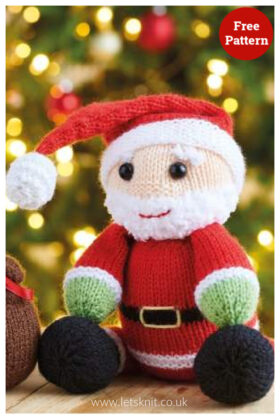 10+ Christmas Santa Free Knitting Pattern - Page 3 of 3