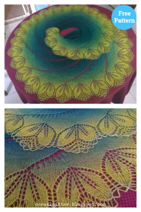 Swirl Lace Shawl Free Knitting Pattern