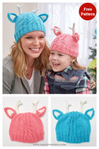 10+ Reindeer Hat Knitting Patterns