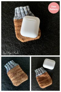 Earbud Pouch Free Knitting Pattern