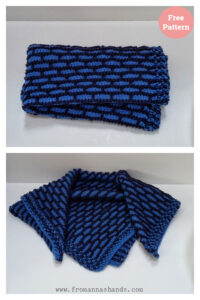 Brick Work Baby Blanket Free Knitting Pattern