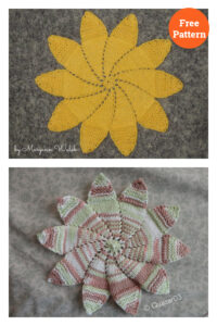 8 Pinwheel Dishcloth Free Knitting Patterns - Page 2 of 2