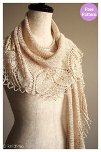 Haruni Lace Shawl Free Knitting Pattern