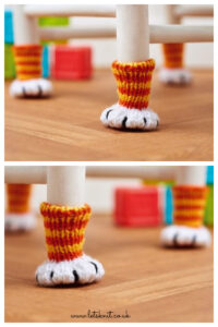 6 Chair Socks Free Knitting Pattern - Page 2 of 2