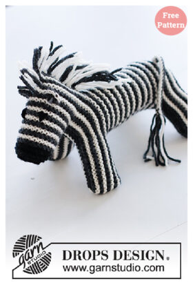 6 Zebra Soft Toy Free Knitting Patterns