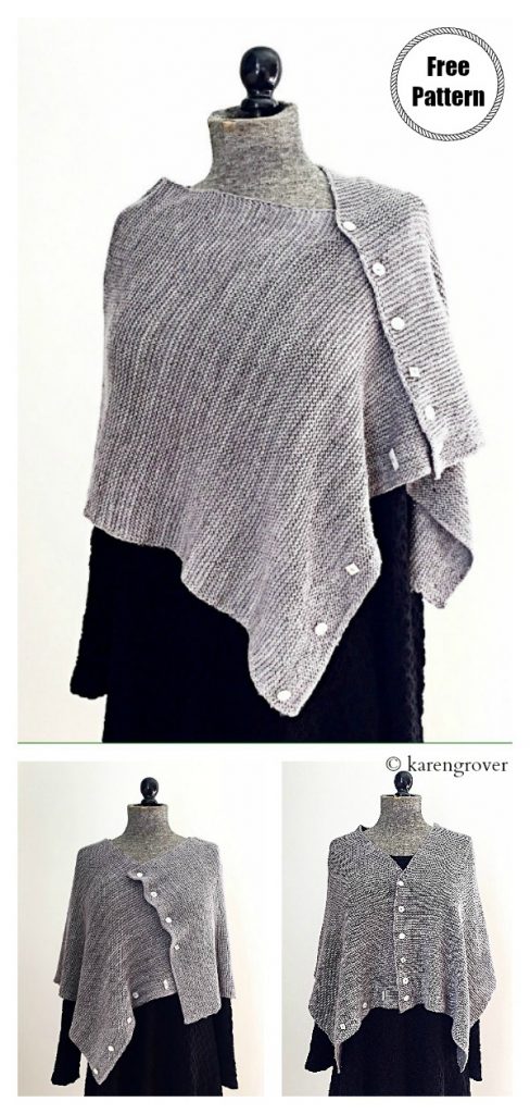 7 Convertible Wrap Free Knitting Pattern - Page 2 of 2