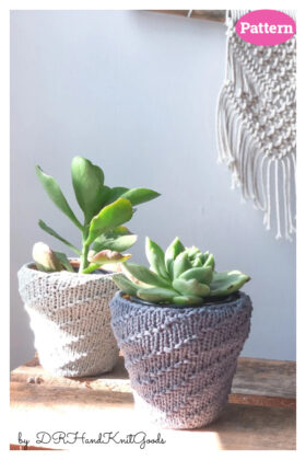 9 Flower Pot Cozy Knitting Patterns - Page 2 of 2
