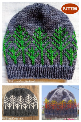 8 Tree Hat Knitting Patterns