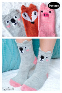8 Fun Animal Socks Knitting Patterns - Page 2 of 2