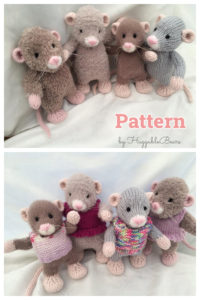 8 The Rat Mouse Knitting Patterns - Page 2 of 2