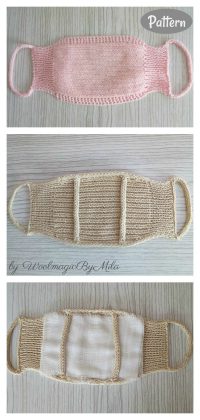 8 Face Mask Free Knitting Pattern and Paid - Page 2 of 2