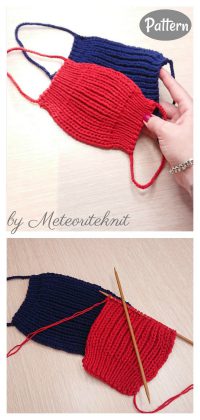 8 Face Mask Free Knitting Pattern and Paid - Page 2 of 2