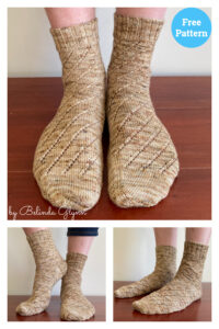 8 Spiral Socks Free Knitting Pattern