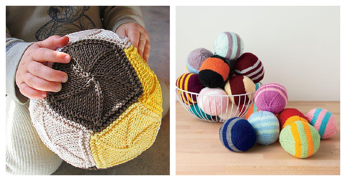5 Soft Playing Ball Free Knitting Pattern