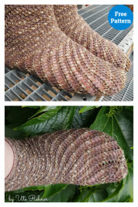 8 Spiral Socks Free Knitting Pattern