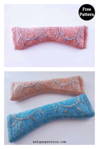 Eye Mask Free Knitting Pattern