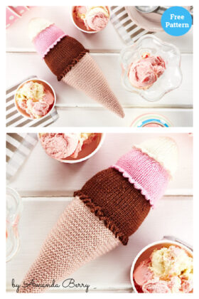 6 Ice Cream Treats Free Knitting Patterns
