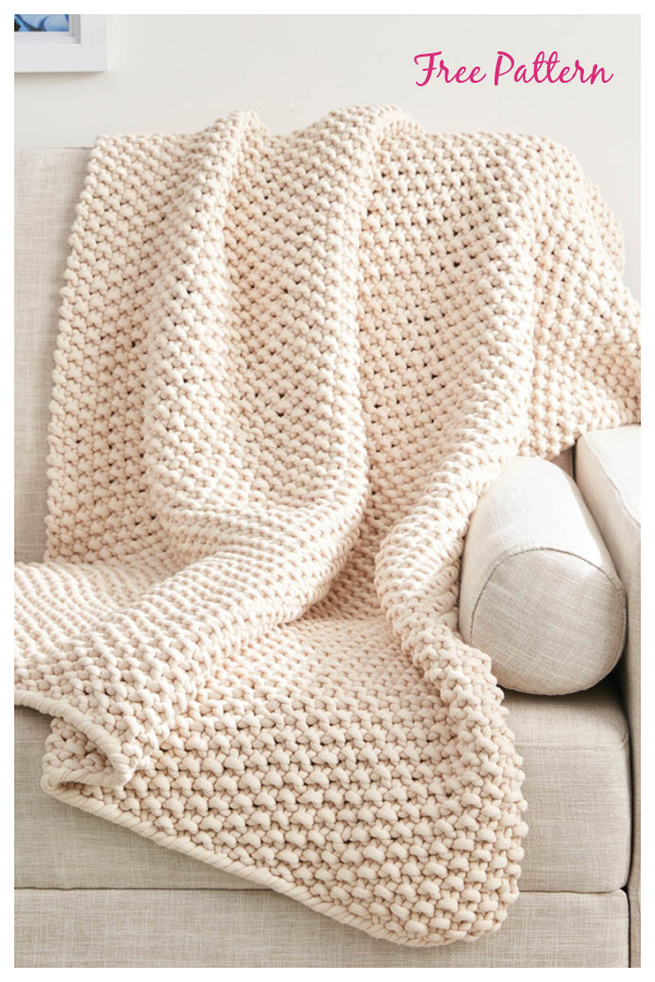 Knitted Throws Free Patterns At David Thompson Blog