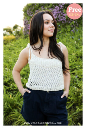 9 Simple Summer Tank Top Free Knitting Patterns