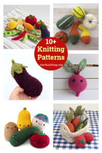 10+ Fruit and Vegetables Knitting Pattern - Page 2 of 3
