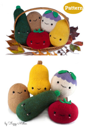 10+ Fruit and Vegetables Knitting Pattern - Page 2 of 3