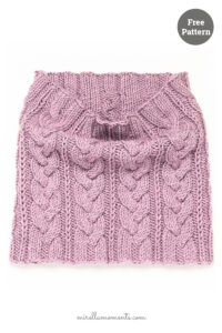 9 Quick Cable Cowl Free Knitting Pattern