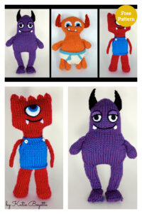 10+ Monster Knitting Patterns