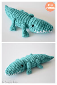 Alligator Crocodile Knitting Patterns