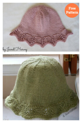 5 Baby Sun Hat Free Knitting Pattern