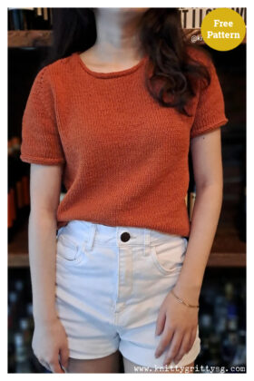 Summer Sweater Free Knitting Pattern