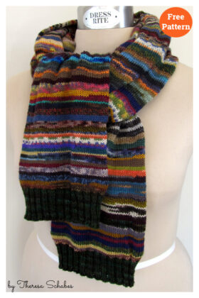 5 Sweater Sleeve Scarf Free Knitting Patterns
