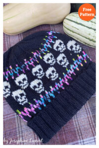 10+ Halloween Skull Hat Knitting Patterns