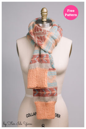 5 Sweater Sleeve Scarf Free Knitting Patterns