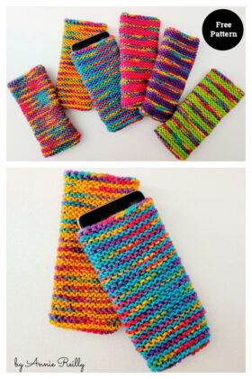 8 Cell Phone Bag Free Knitting Patterns