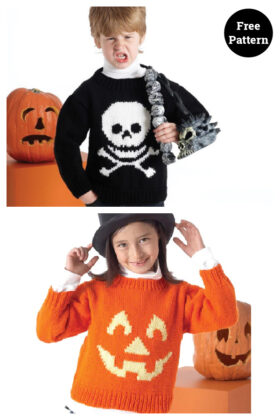 Halloween Sweater Free Knitting Patterns