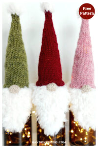 8 Christmas Bottle Topper Free Knitting Patterns - Page 2 of 2