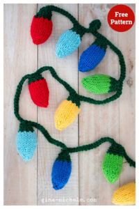 String Christmas Lights Free Knitting Pattern