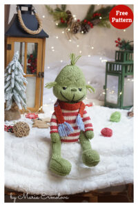 8 Christmas Grinch Amigurumi Knitting Patterns