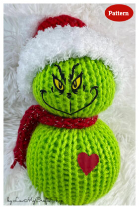 6 Christmas Grinch Amigurumi Knitting Patterns