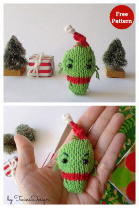 8 Christmas Grinch Amigurumi Knitting Patterns