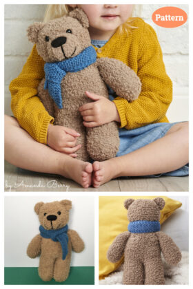Benji Bear Toy Knitting Pattern