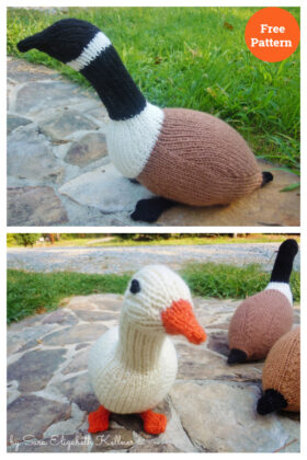 9 Amigurumi Goose Knitting Patterns