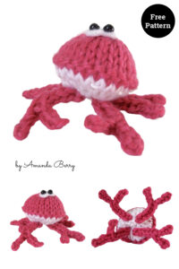 7 Crab Amigurumi Knitting Patterns