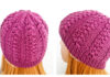Basket Weave Hat Beanie Free Knitting Pattern
