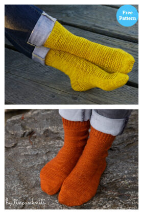 Rye Light Socks Free Knitting Pattern